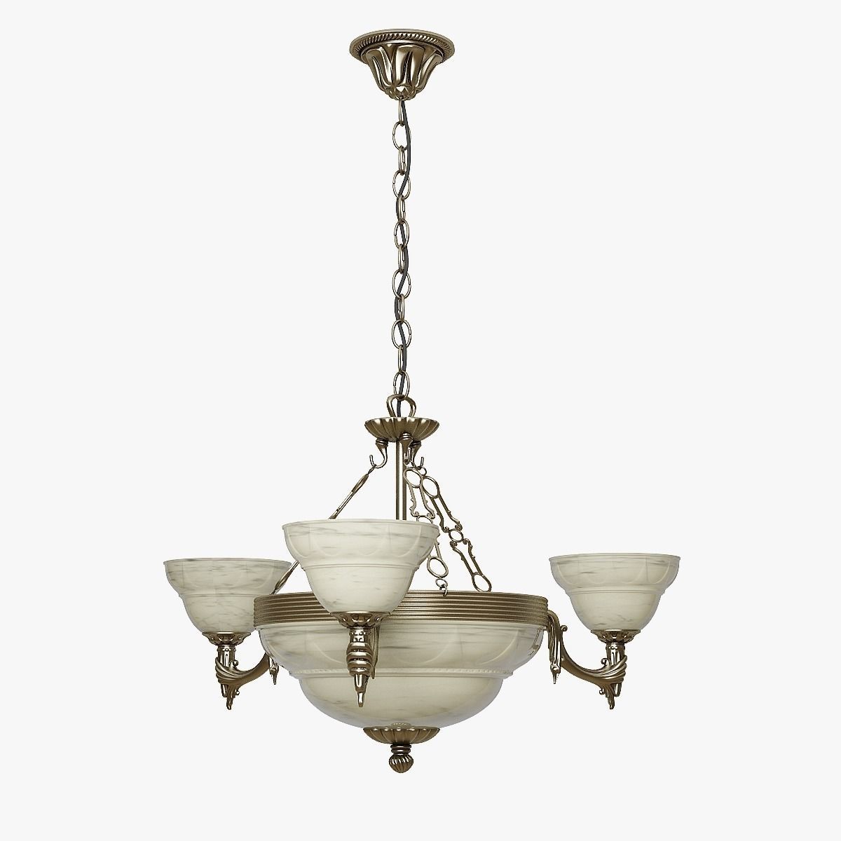 Chandelier Eglo Marbella 85858 3D model | CGTrader