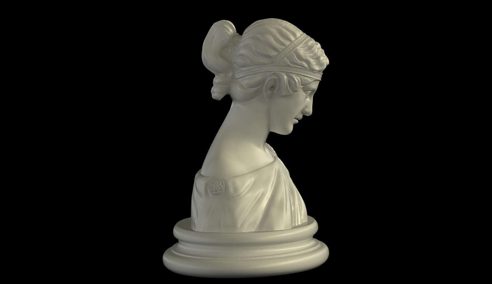 Bust of a Woman printable 3D model 3D printable | CGTrader