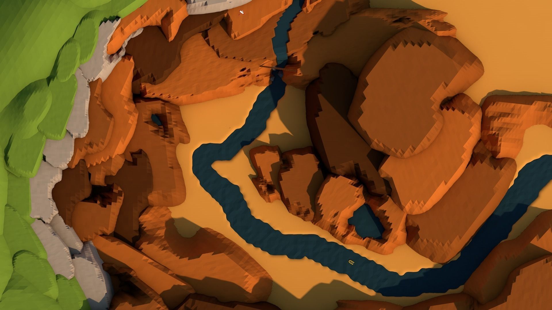 3D model low poly canyon VR / AR / low-poly | CGTrader