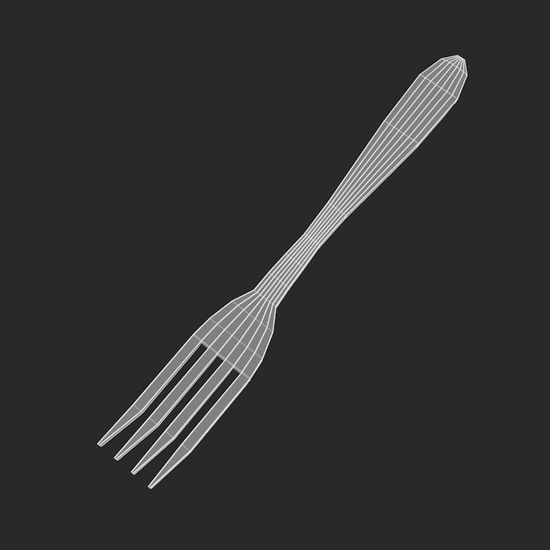Fork 1 3D model | CGTrader