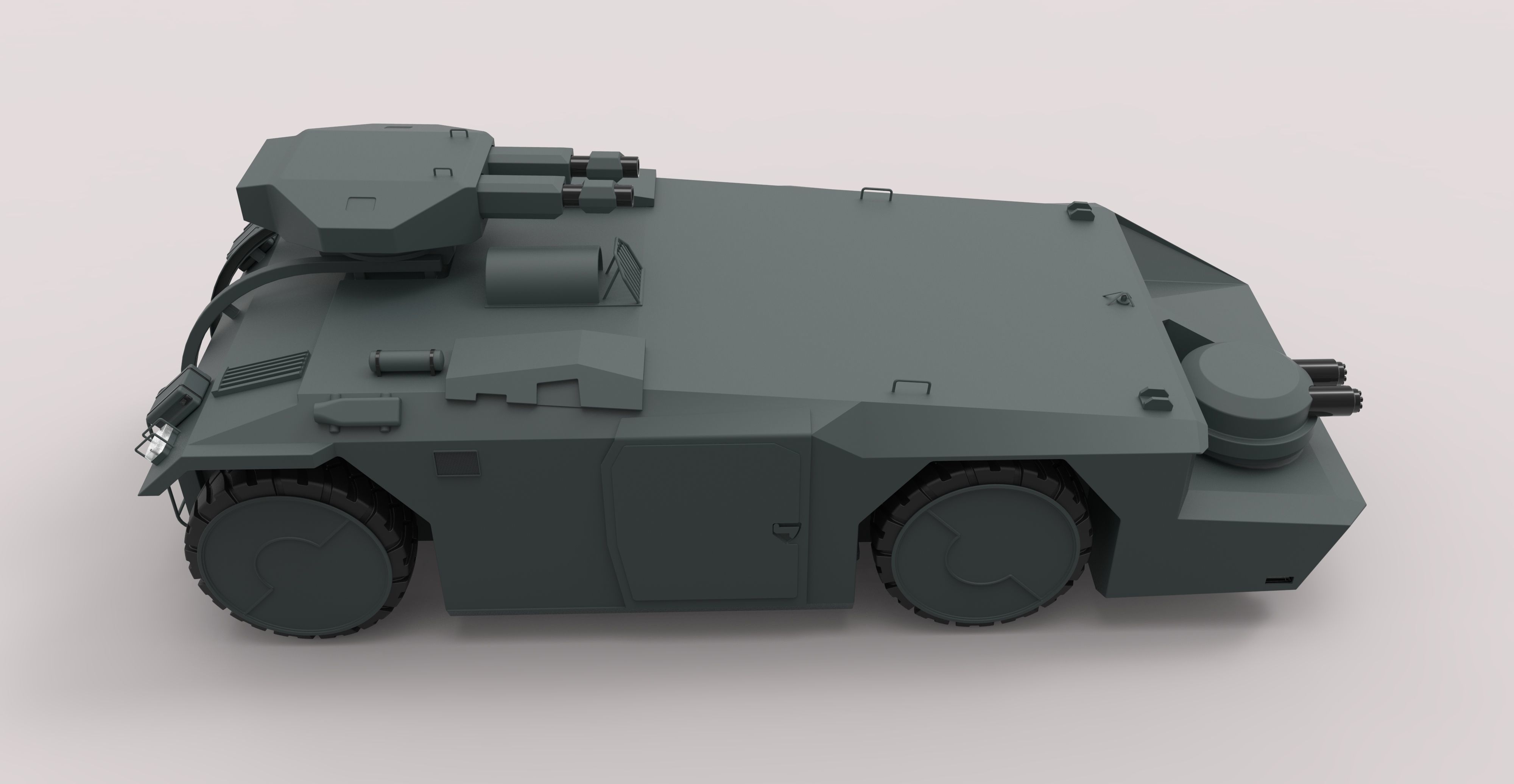 Armored personnel carrier M577 from the movie Aliens 3D model | CGTrader