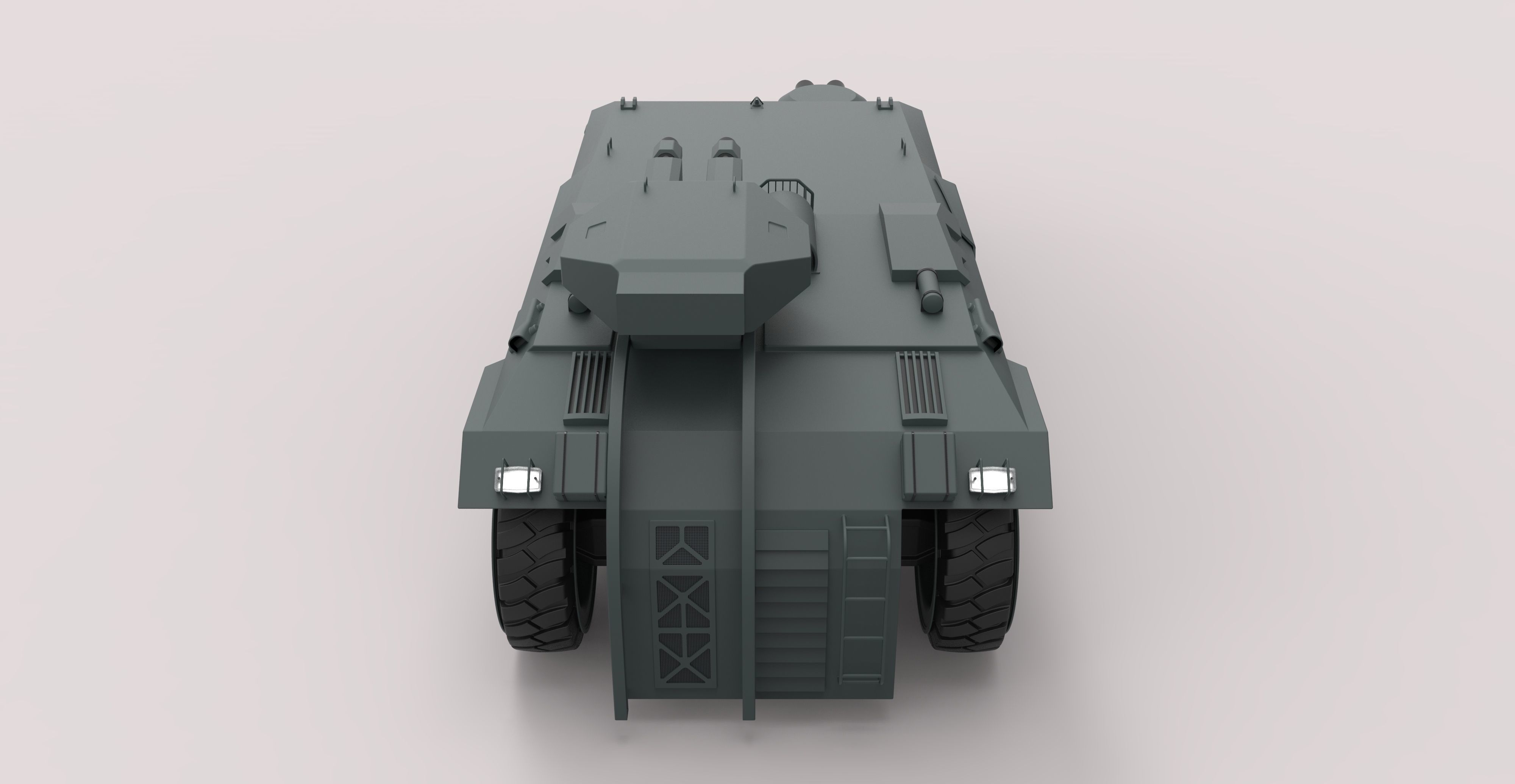 Armored personnel carrier M577 from the movie Aliens 3D model | CGTrader