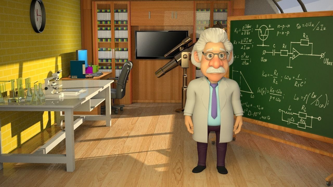 CARTOON PROFESSOR AND DOCTOR 3D model animated rigged | CGTrader