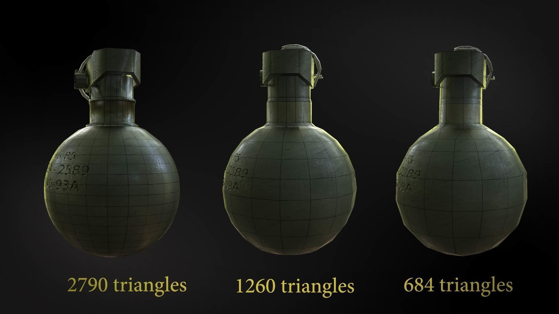 3D model HG 85 Hand Grenade model VR / AR / low-poly | CGTrader