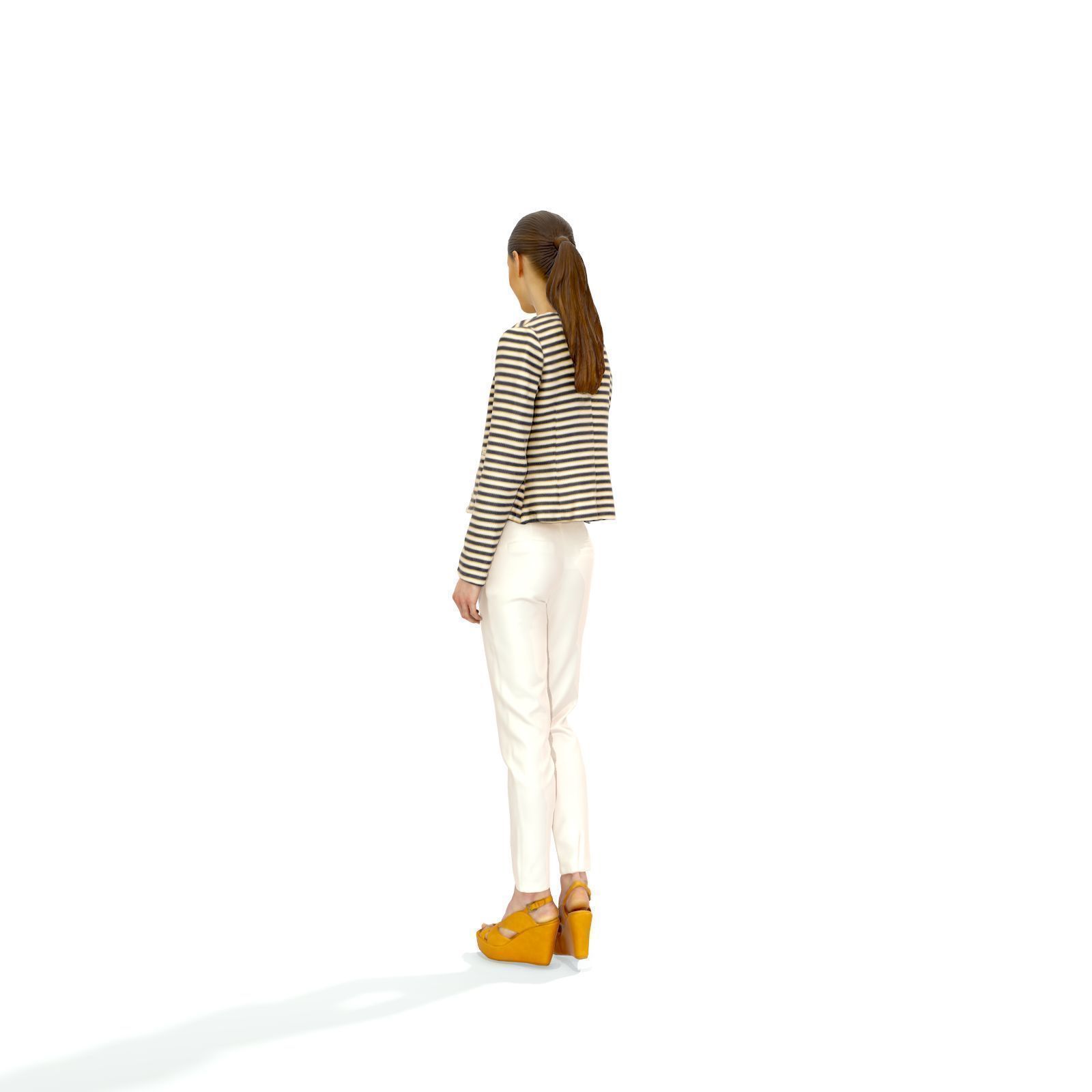 3D model Modern Dressed Standing Woman - CWom0326-HD2-O01P01-S VR / AR ...