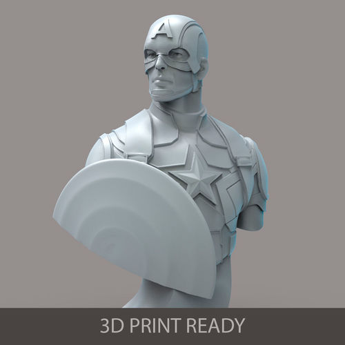 Captain America 3D print model | CGTrader