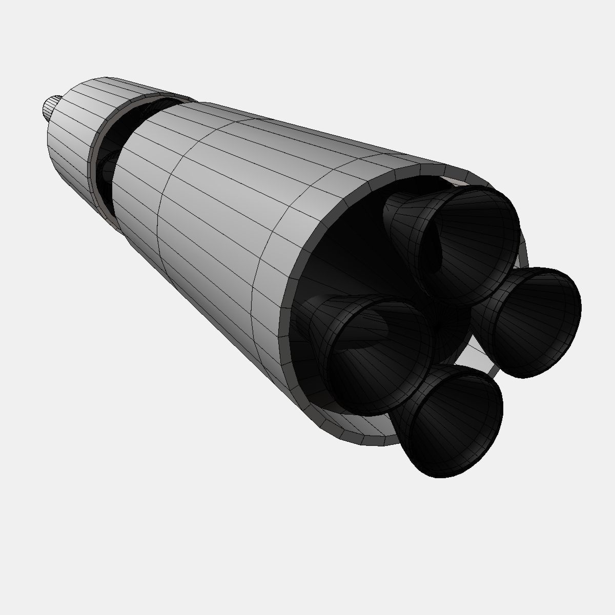 UGM-27 Polaris A1 Ballistic Missile 3D model | CGTrader