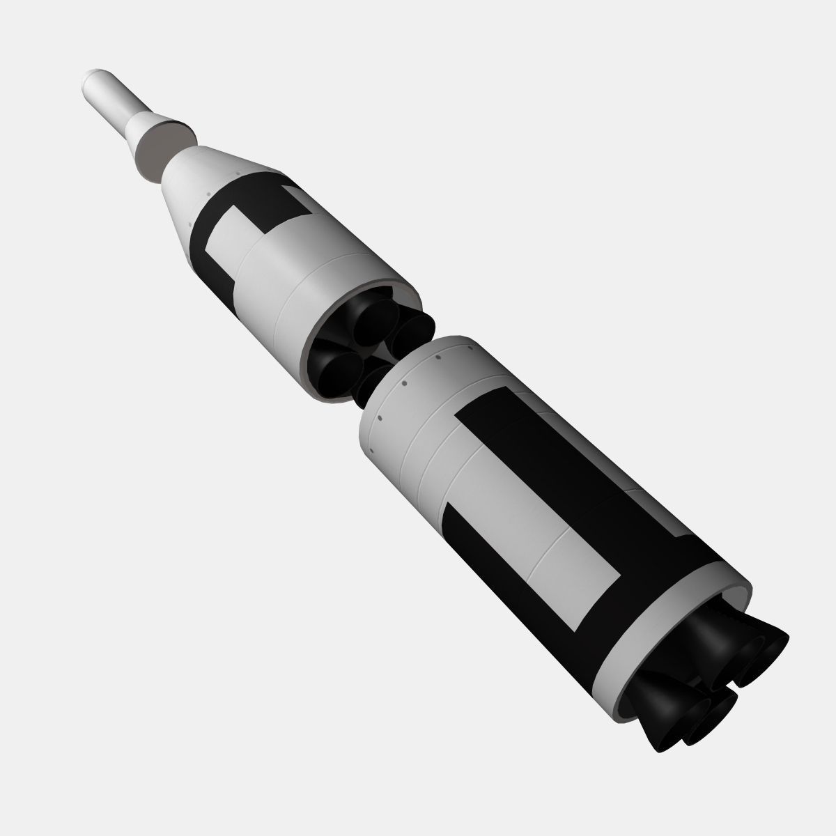 UGM-27 Polaris A1 Ballistic Missile 3D model | CGTrader