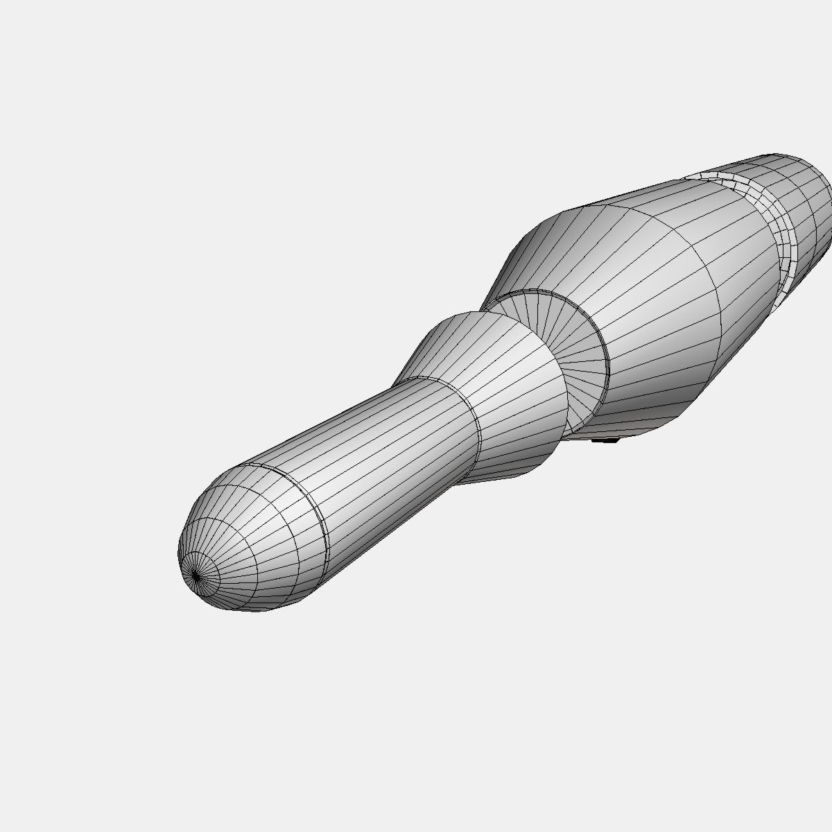 UGM-27 Polaris A1 Ballistic Missile 3D model | CGTrader