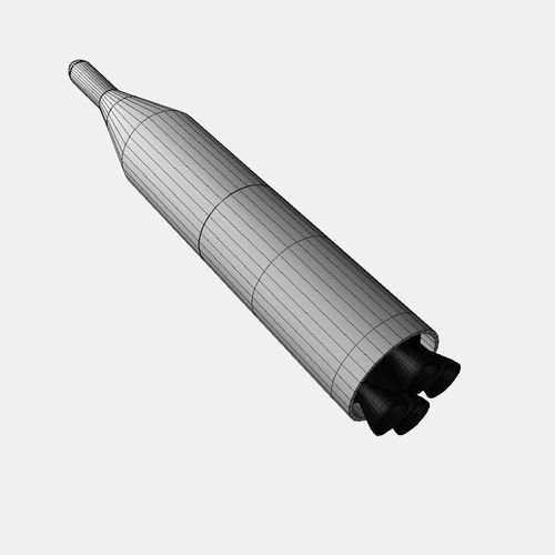 UGM-27 Polaris A1 Ballistic Missile 3D Model 3DS DXF X | CGTrader.com