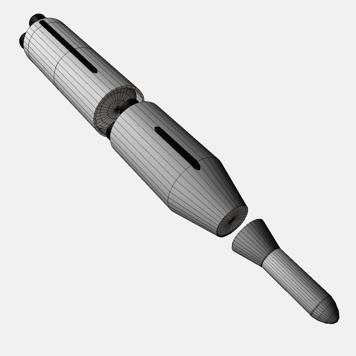 Polaris A2 Ballistic Missile 3D Model 3DS DXF X | CGTrader.com