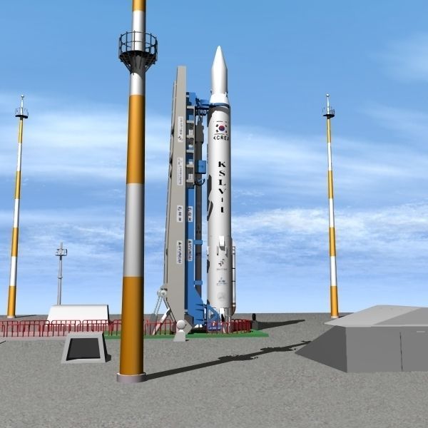 Naro Launch Pad 3d Model Cgtrader