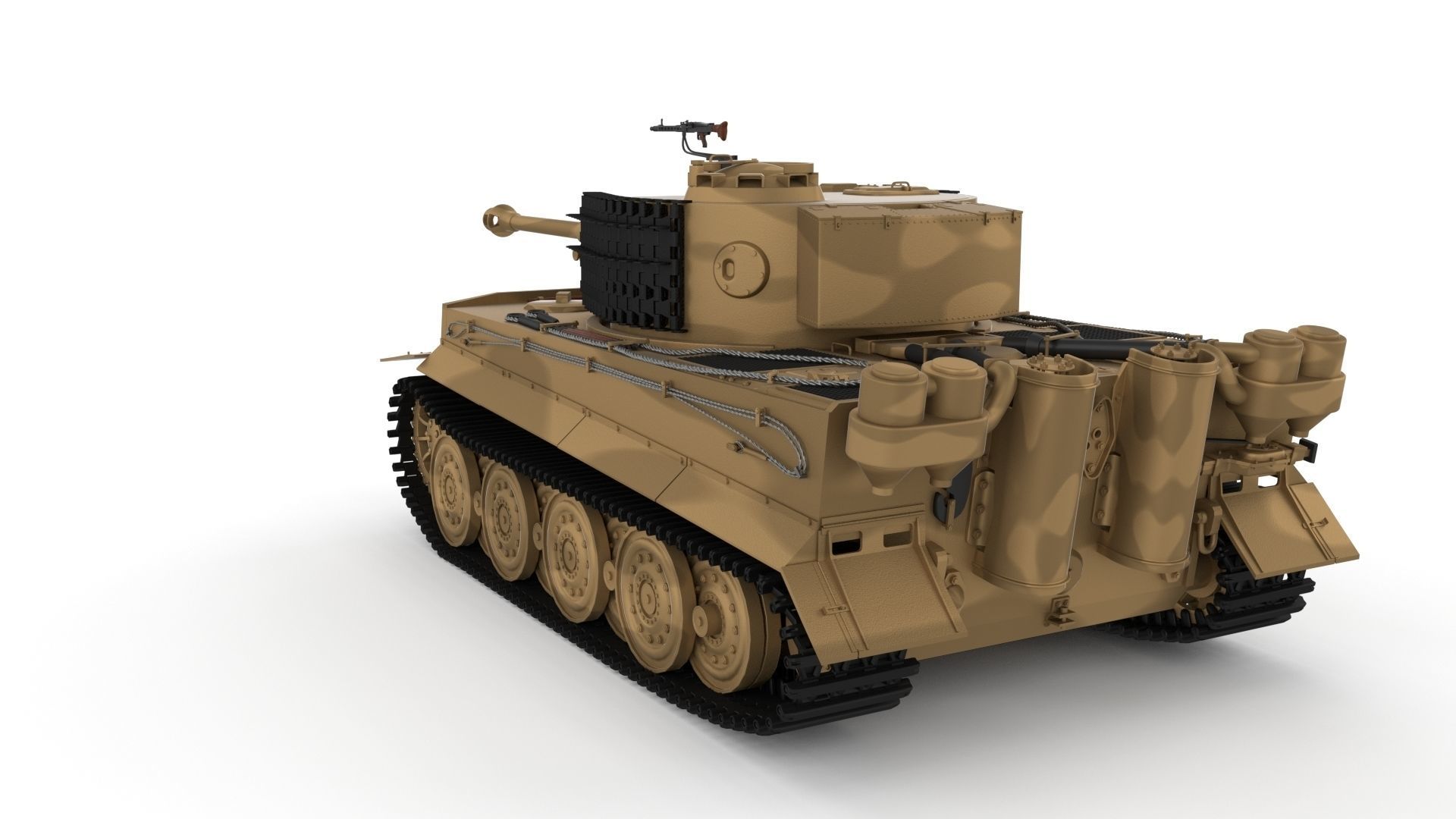 Panzer Tiger Tank Late 1944 v1 3D model | CGTrader