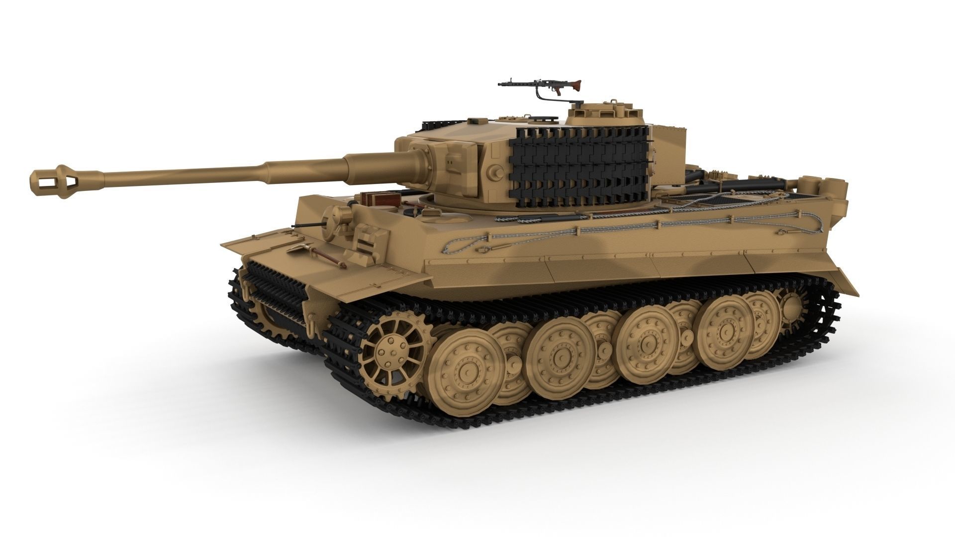 Panzer Tiger Tank Late 1944 v1 3D model | CGTrader