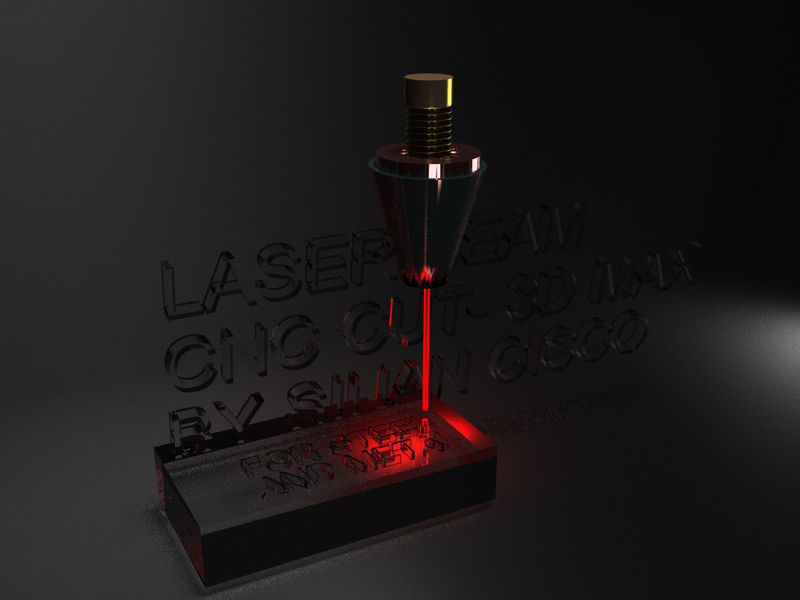 3D Laser Beam CNC with Nozzle- for Metal and Glass free VR / AR / low ...