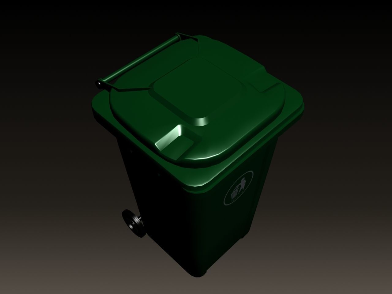 3D model Garbage Bin VR / AR / low-poly | CGTrader