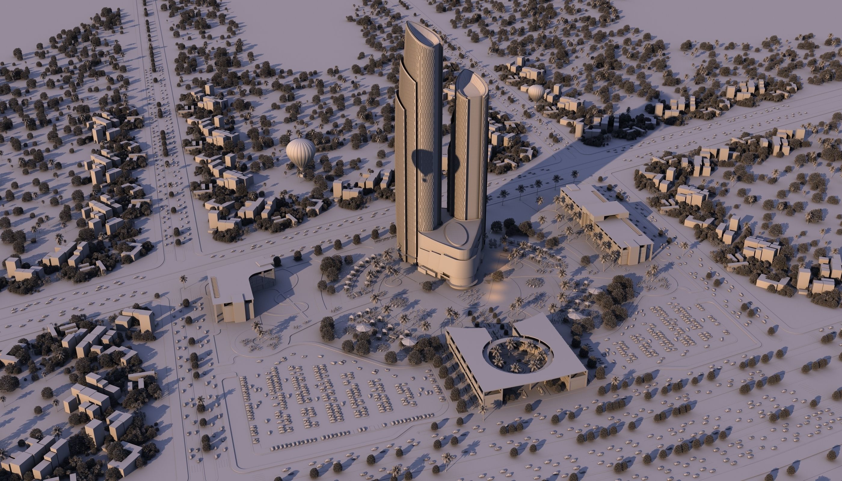 high rise building - commercial towers 3D model | CGTrader