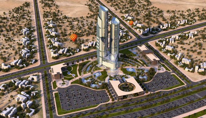 high rise building - commercial towers 3D model | CGTrader