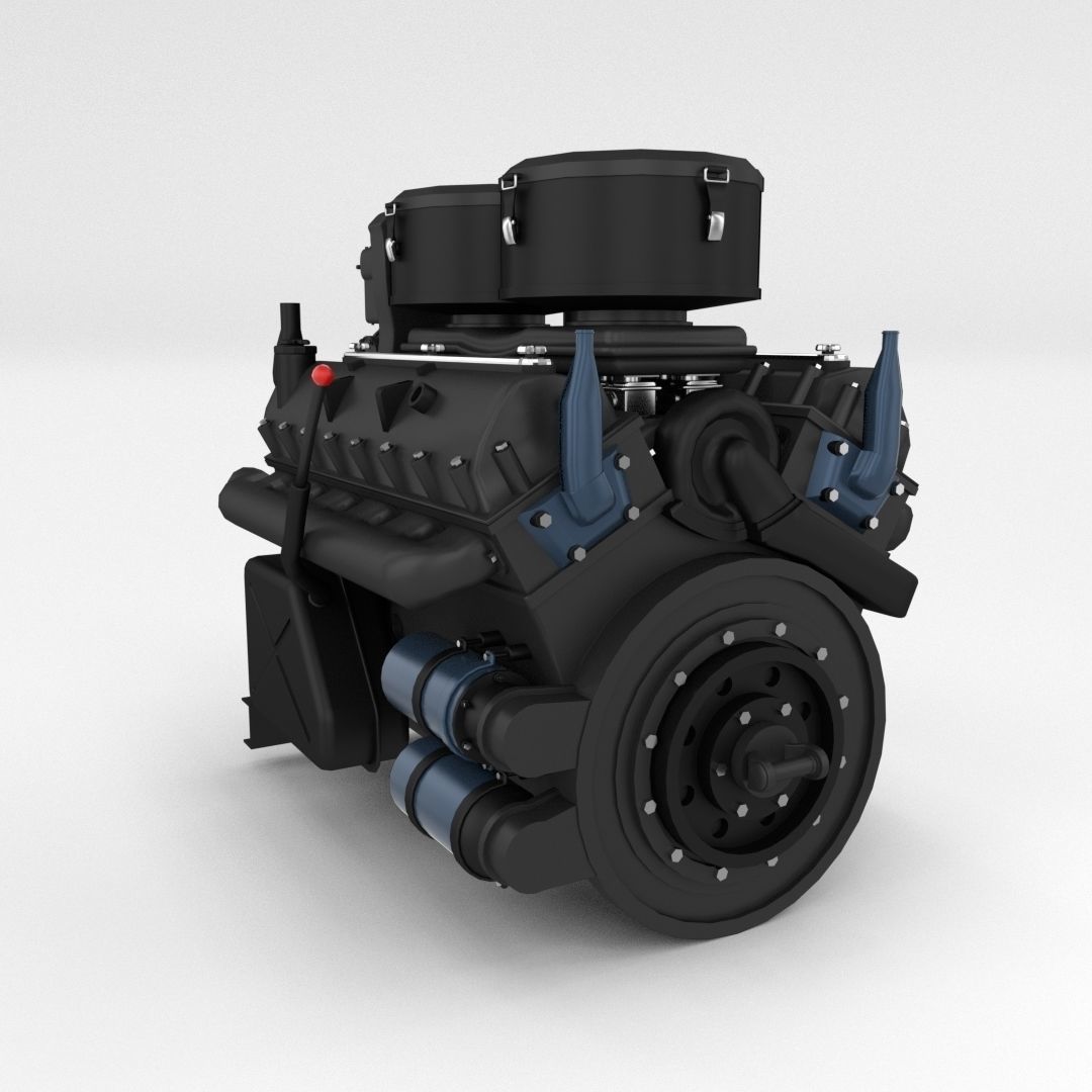 Maybach HL230 Engine Panzer Tiger Unit 3D model | CGTrader
