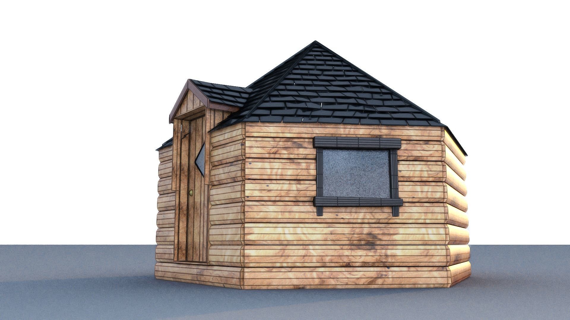 Wooden Hut 3D model | CGTrader