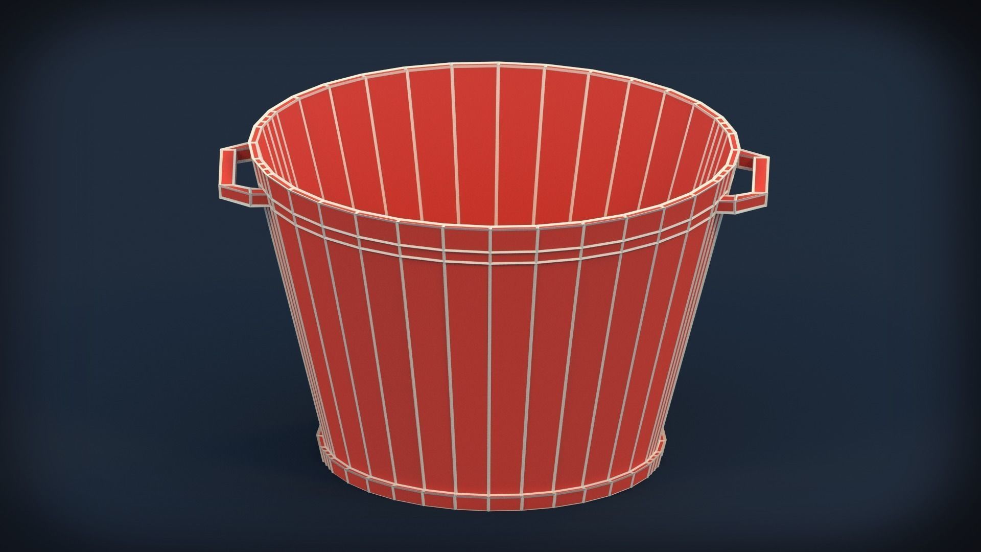 Low Poly Buckets - Pack 1 free VR / AR / low-poly 3D model 3D printable ...