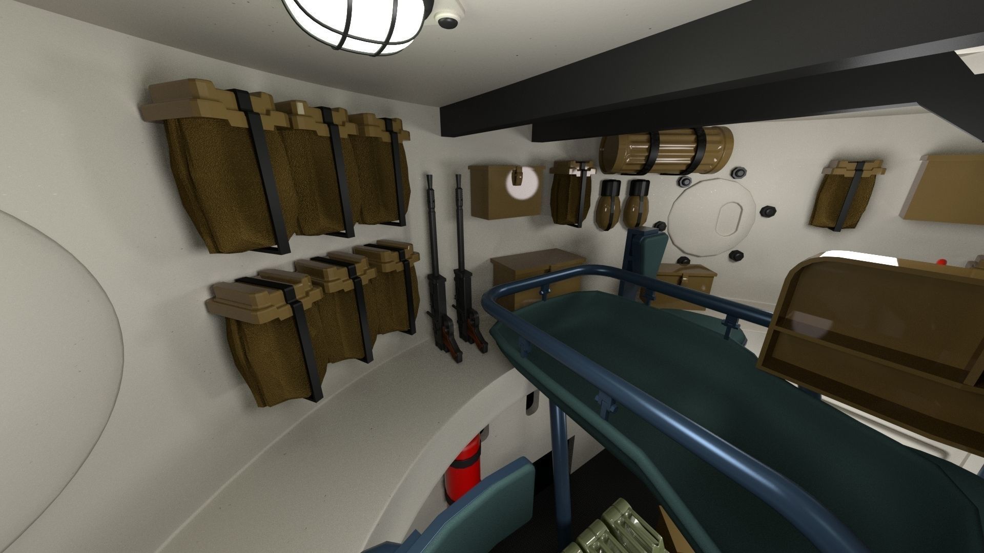 Fully built Panzer Tiger Tank Late 1944 v3 interior and engine 3D model ...