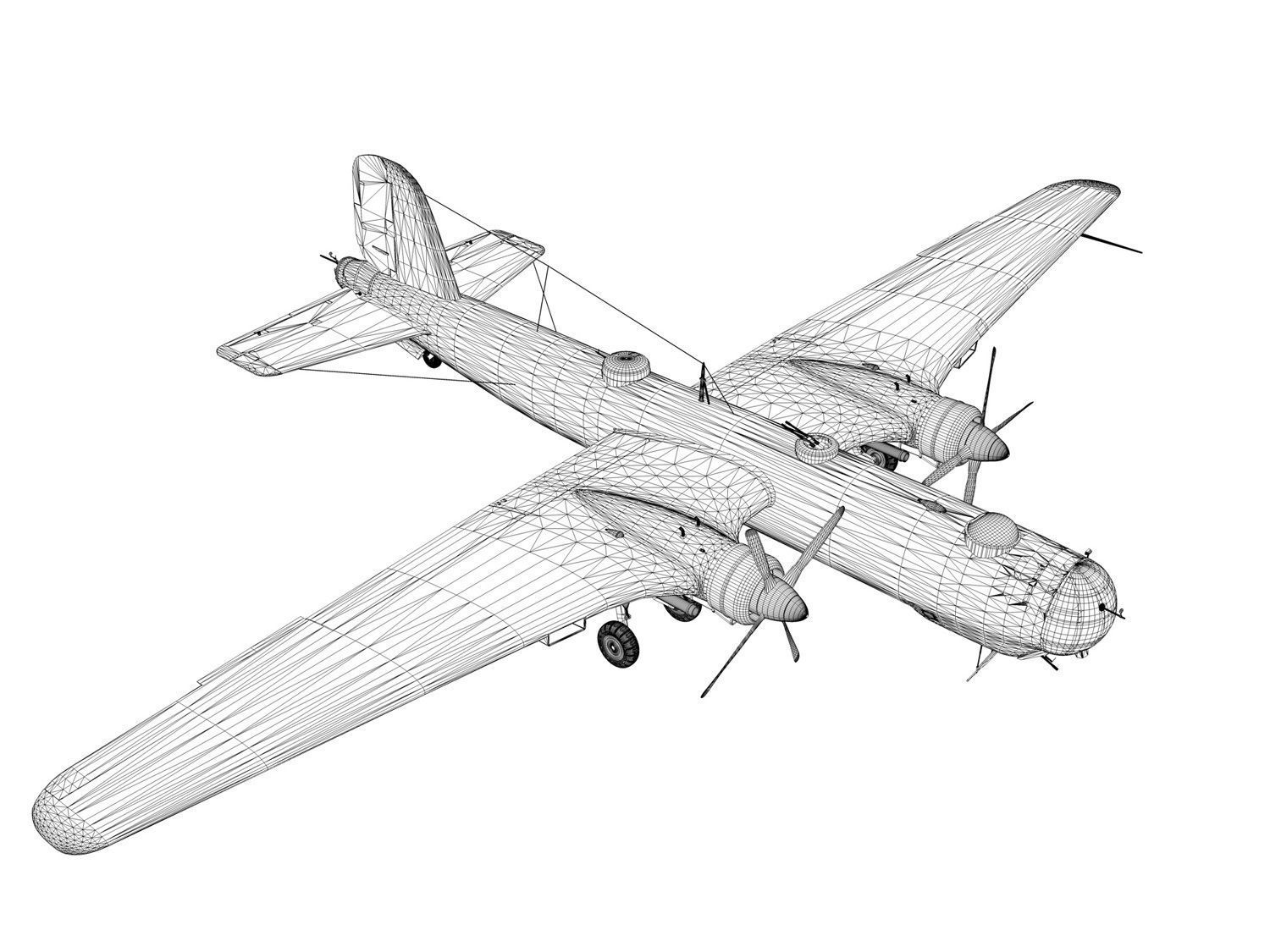 Heinkel He-177 - Greif - 6NEK 3D model | CGTrader