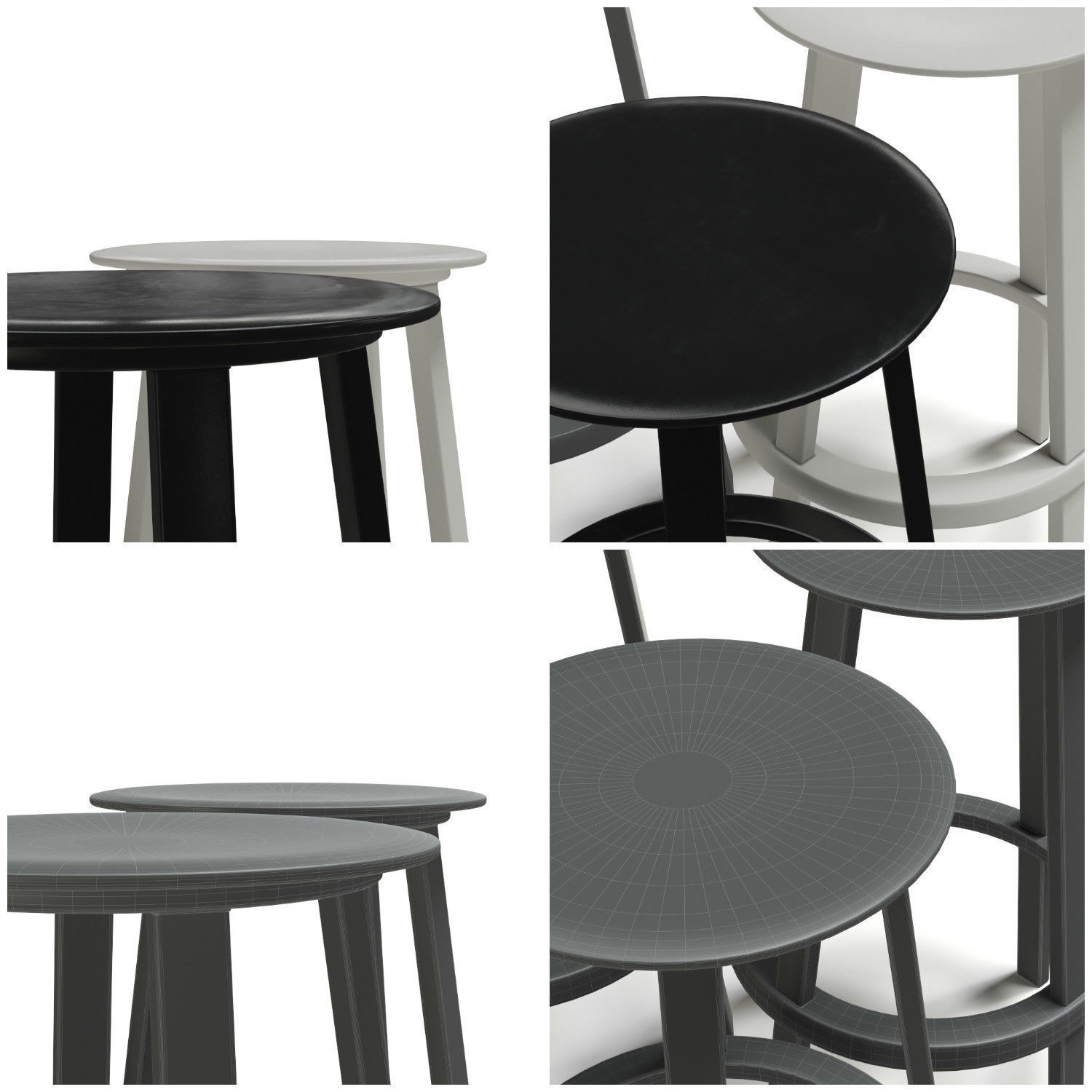 Hay Revolver stool 3D model | CGTrader