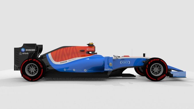 3D model of 2016 Manor Racing MRT05 3D model | CGTrader