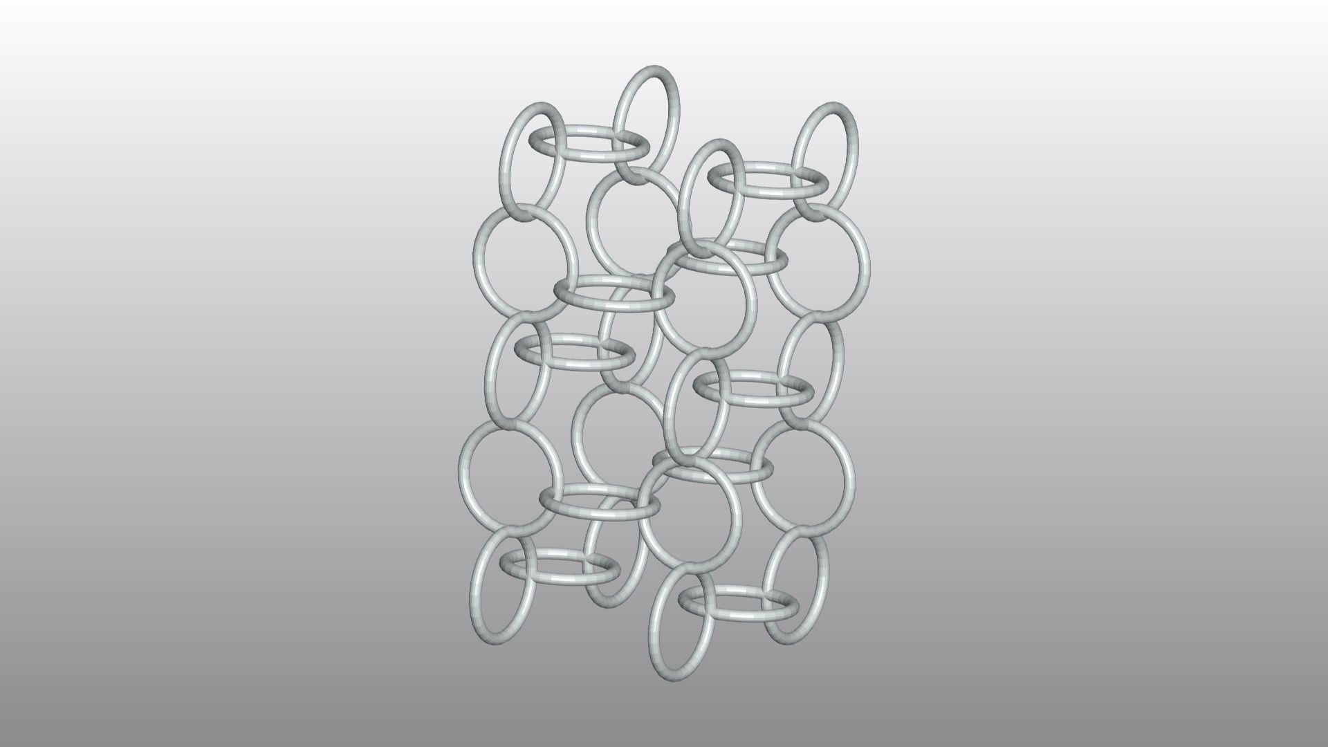 Linked Loops Cube 3D model 3D printable | CGTrader
