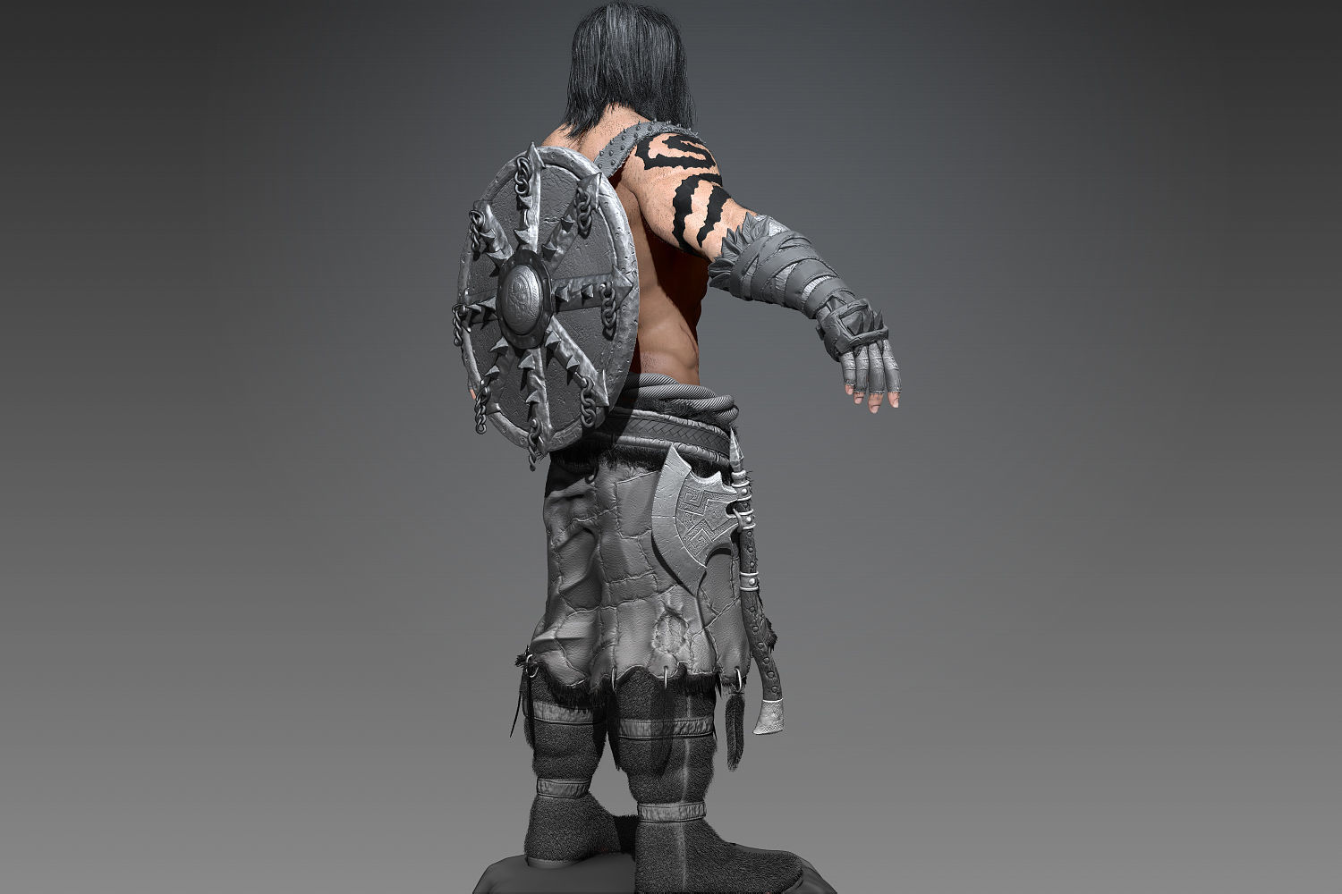 Zbrush Barbarian 3D model | CGTrader