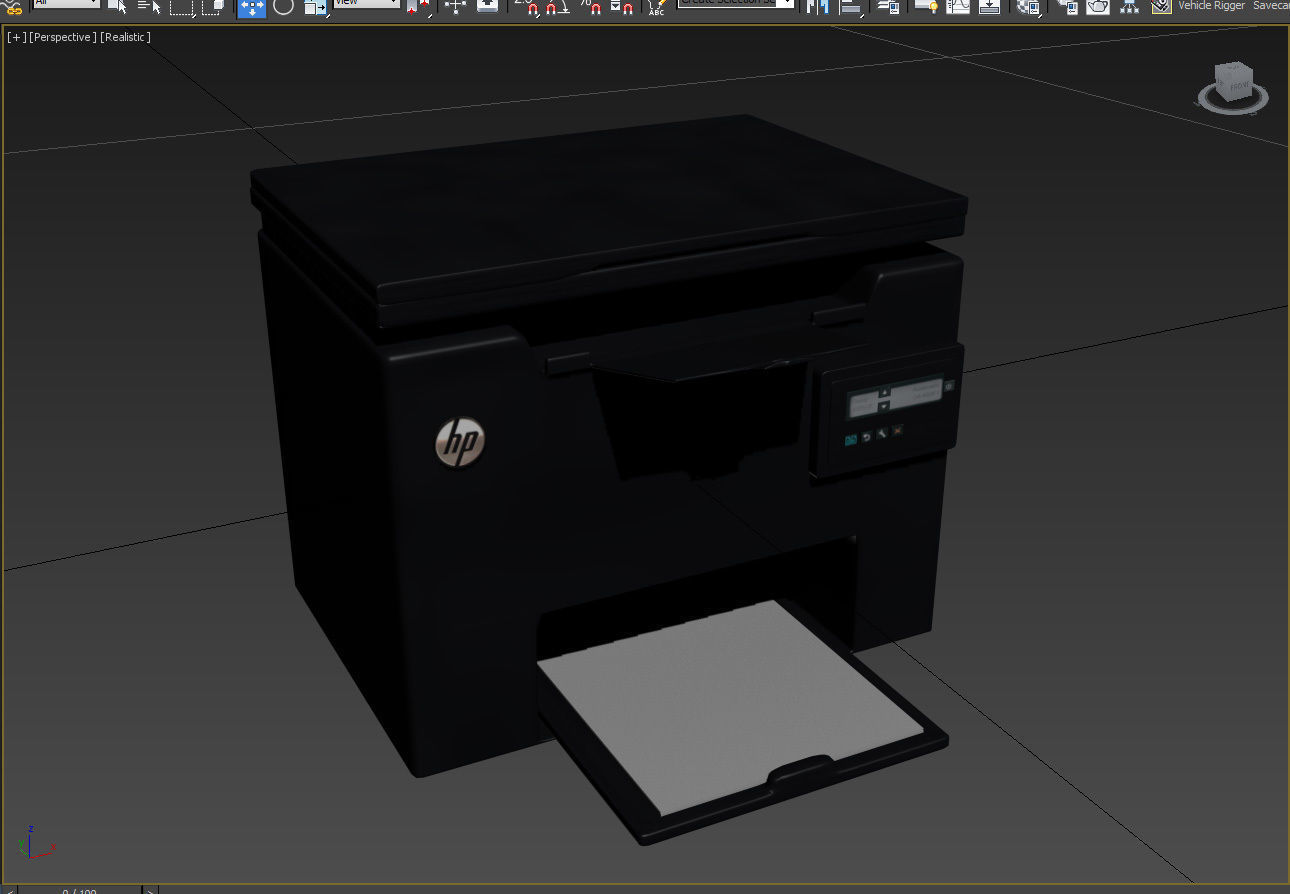 3D model Hp LaserJet Pro MFP VR / AR / low-poly | CGTrader