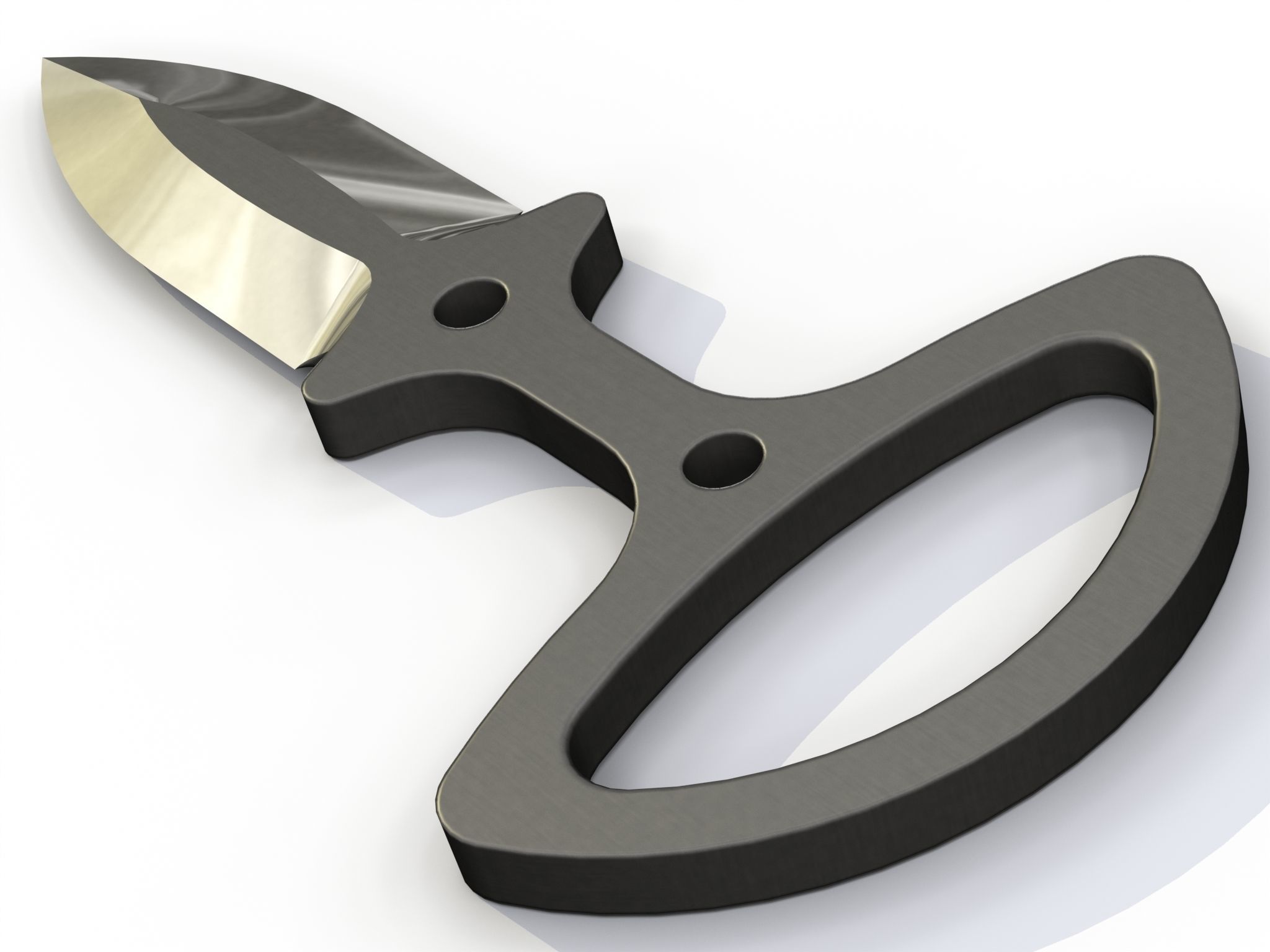 Push Dagger 3d Model Max Stl Sldprt Sldasm Slddrw Pdf