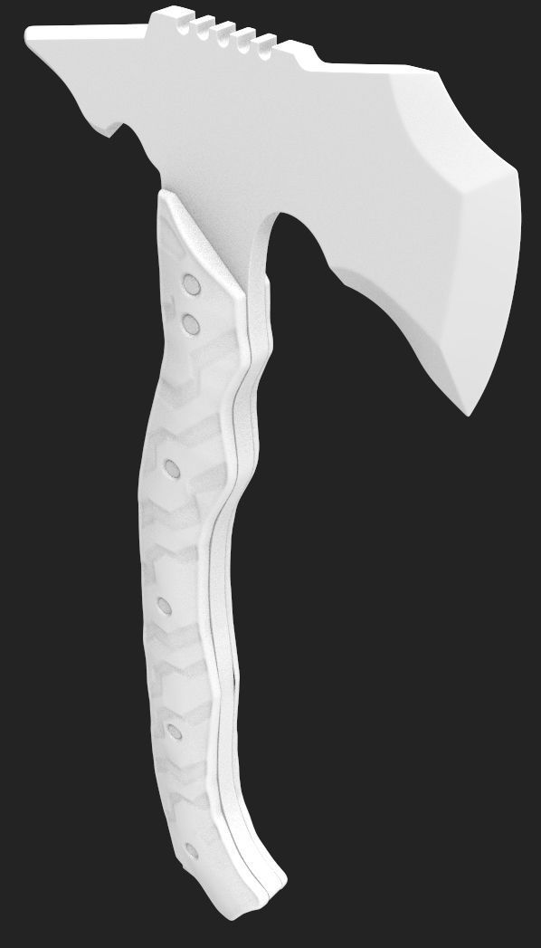 Tactical Axe - High Poly Model 3D model | CGTrader