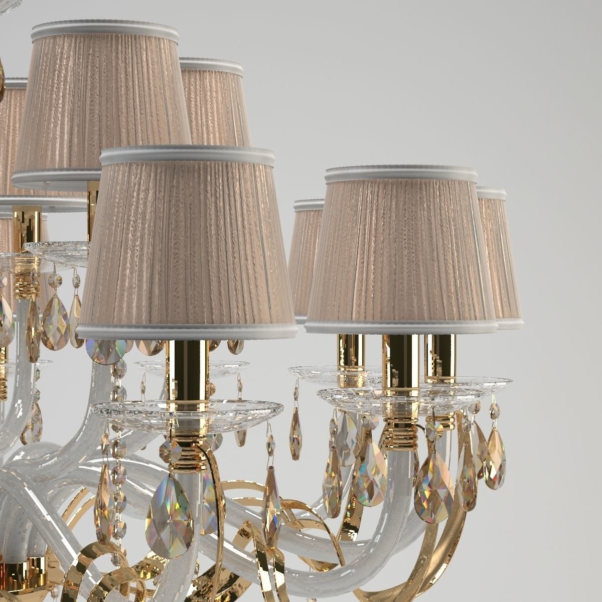 Chiaro Daniel Chandelier Luster 3D model | CGTrader