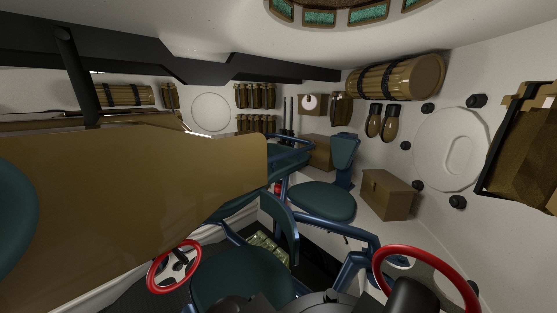 Fully built Panzer Tiger Tank Early interior and engine 3D model | CGTrader