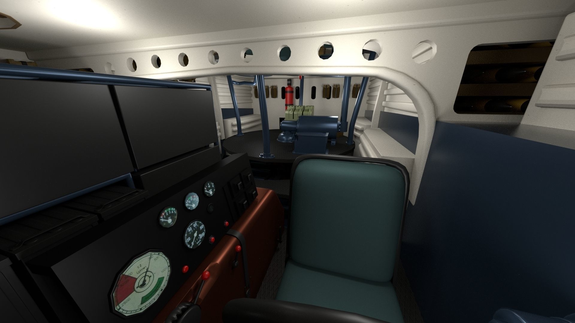 Fully built Panzer Tiger Tank Early interior and engine 3D model | CGTrader