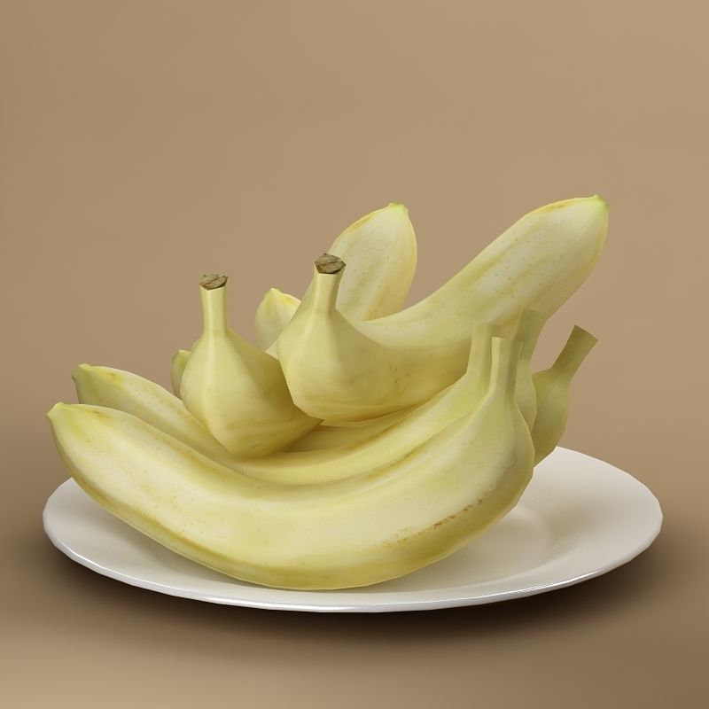 Bananas 01 3D model | CGTrader