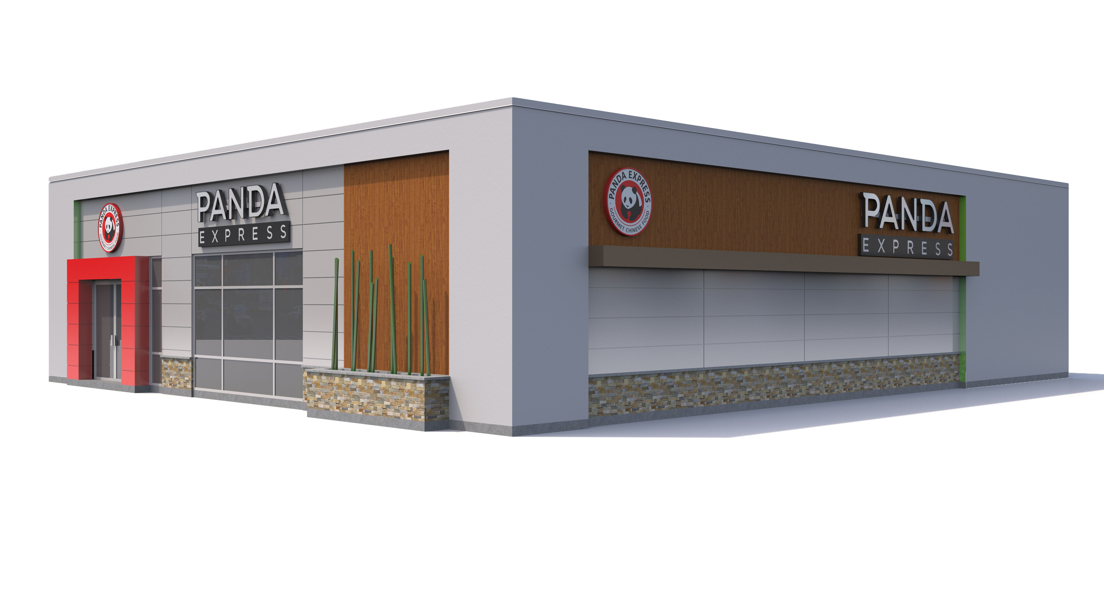 Panda Express 3D model | CGTrader