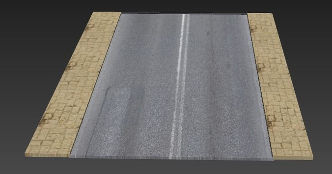 Road and paivement free 3D model 3D printable | CGTrader