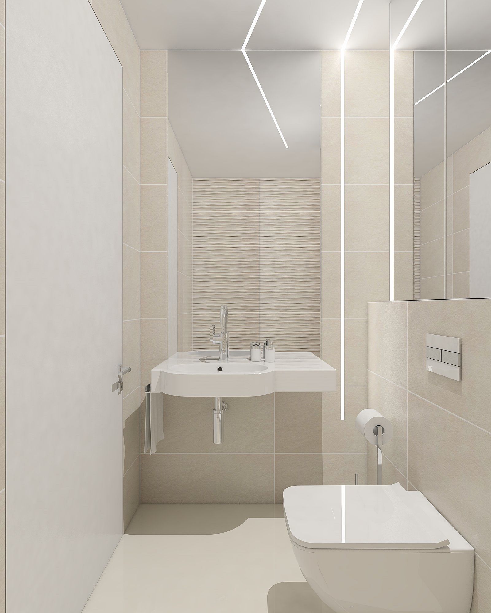 WC room 3D model | CGTrader