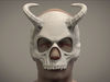 Halloween Skull Masquerade Daemon mask 3D model 3D printable | CGTrader