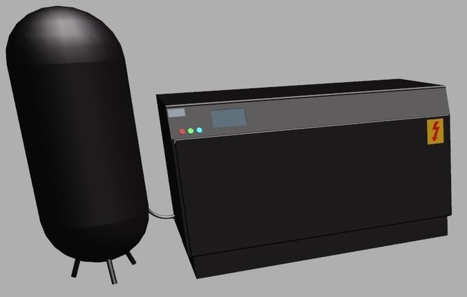 compressor free 3D model | CGTrader