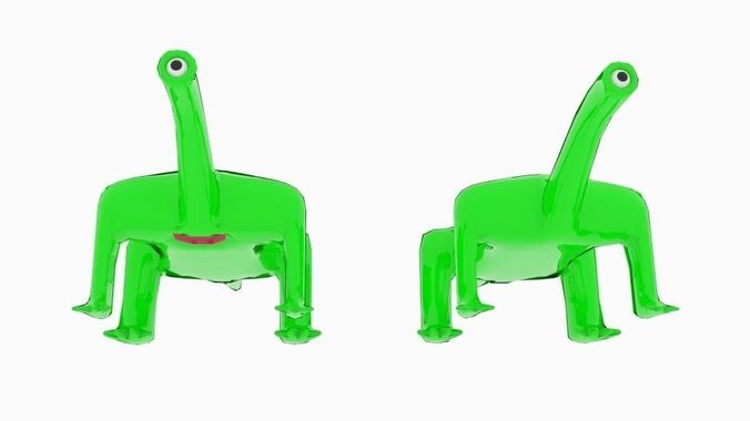 3D model Oneye Long Neck Alien VR / AR / low-poly | CGTrader