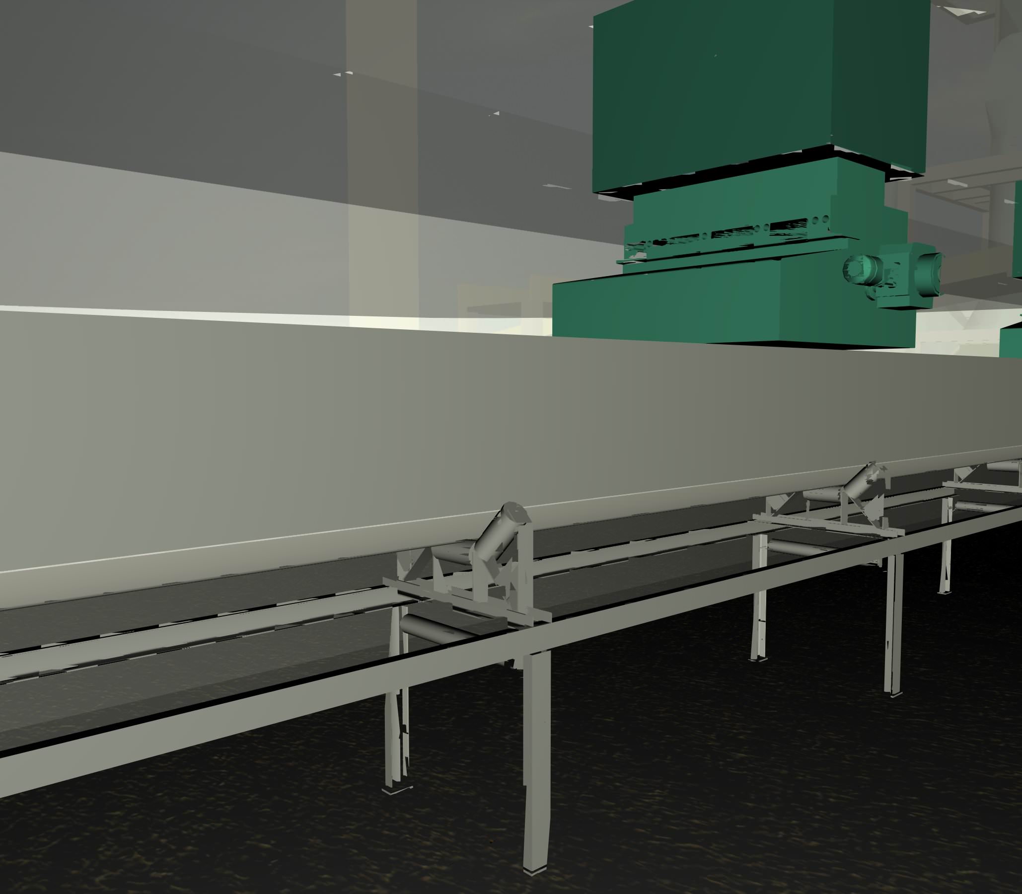 Deep Pan Conveyor Clinker Silo free 3D Model DWG | CGTrader.com