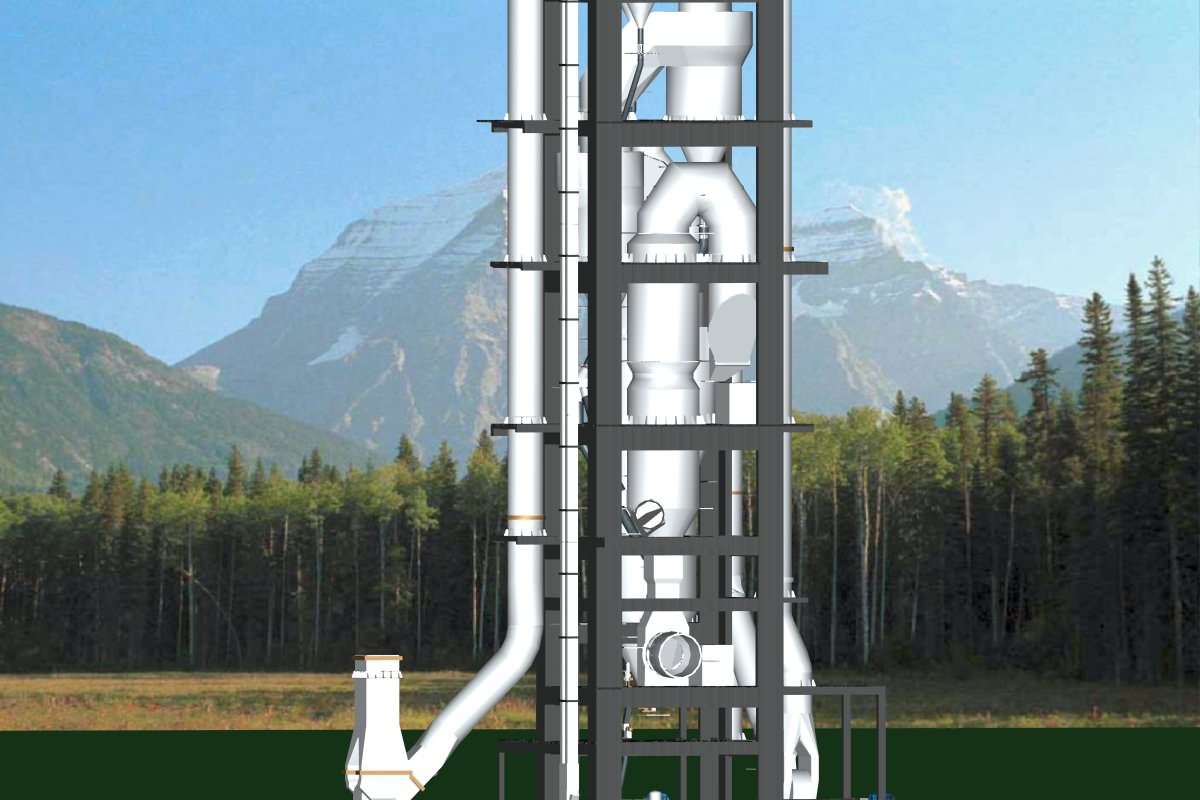 Surma Cement Plant-Cyclone Preheater free 3D model | CGTrader