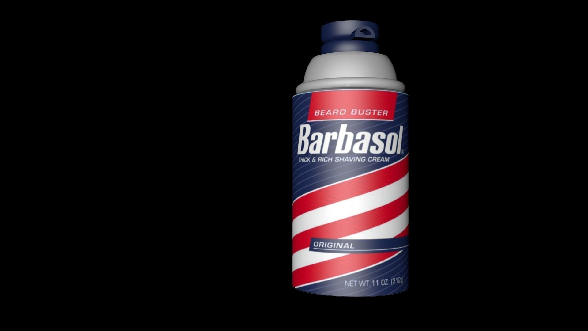 Barbasol Can from Jurassic Park free 3D model | CGTrader