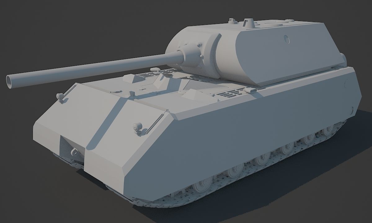 Panzerkampfwagen 8 - Maus tank 3D model | CGTrader