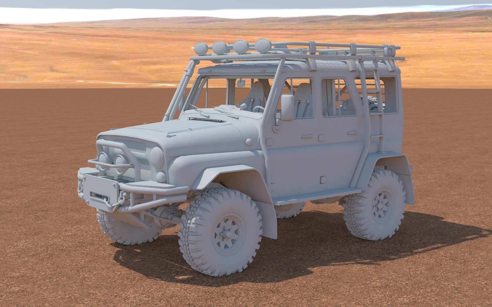 3D model UAZ 31514 Off-Road VR / AR / low-poly | CGTrader