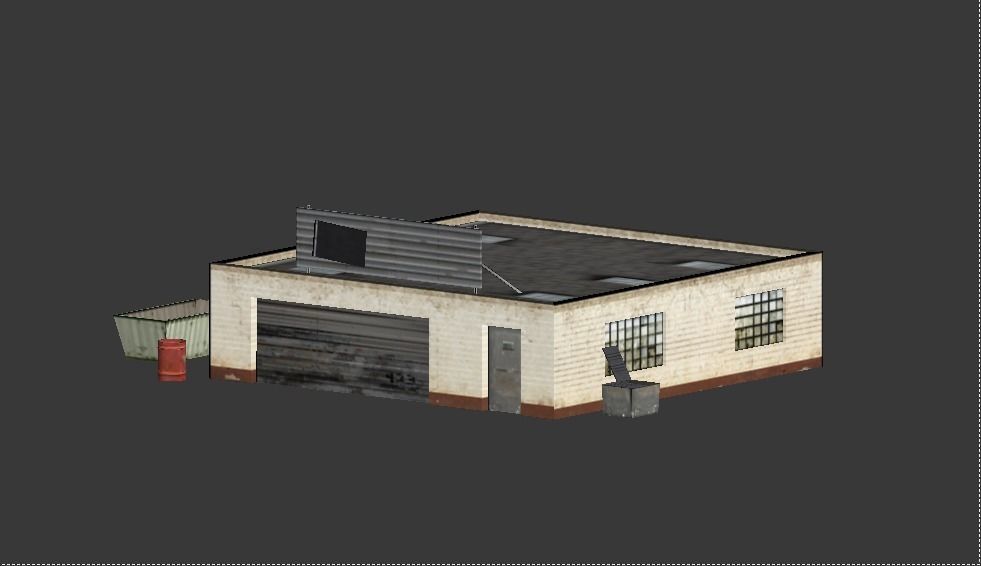 3D model 3D CAR REPAIR SHOP GARAGE VR / AR / low-poly | CGTrader